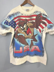 Freeze | Shirts | Vintage Taz Usa Tshirt Aop Double Sided Big Logo 995 9s Looney Tunes Mens Xl ...